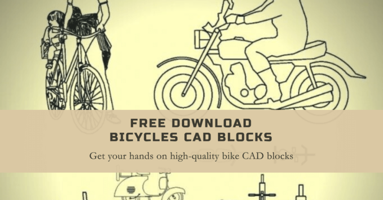 Bicycles CAD Blocks Free Download Bikes - Free Cad Tips And Tricks