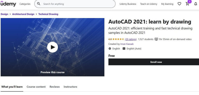 Best Training Courses Tutorials to Learn AutoCAD Free Online - Free Cad ...