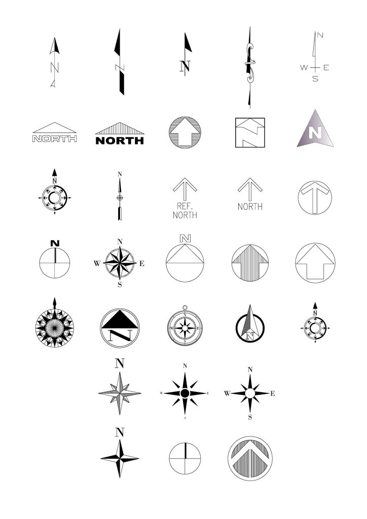 North Point Arrow Free CAD Blocks Download DWG Symbol - Free Cad Tips ...