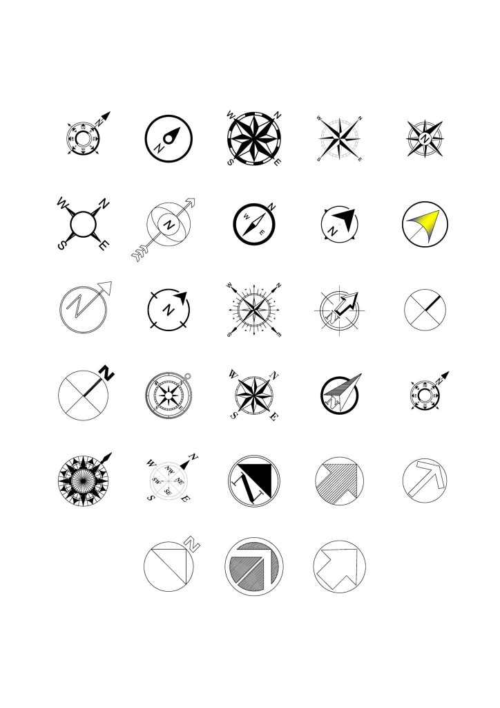 North Point Arrow Free CAD Blocks Download DWG Symbol - Free Cad Tips ...